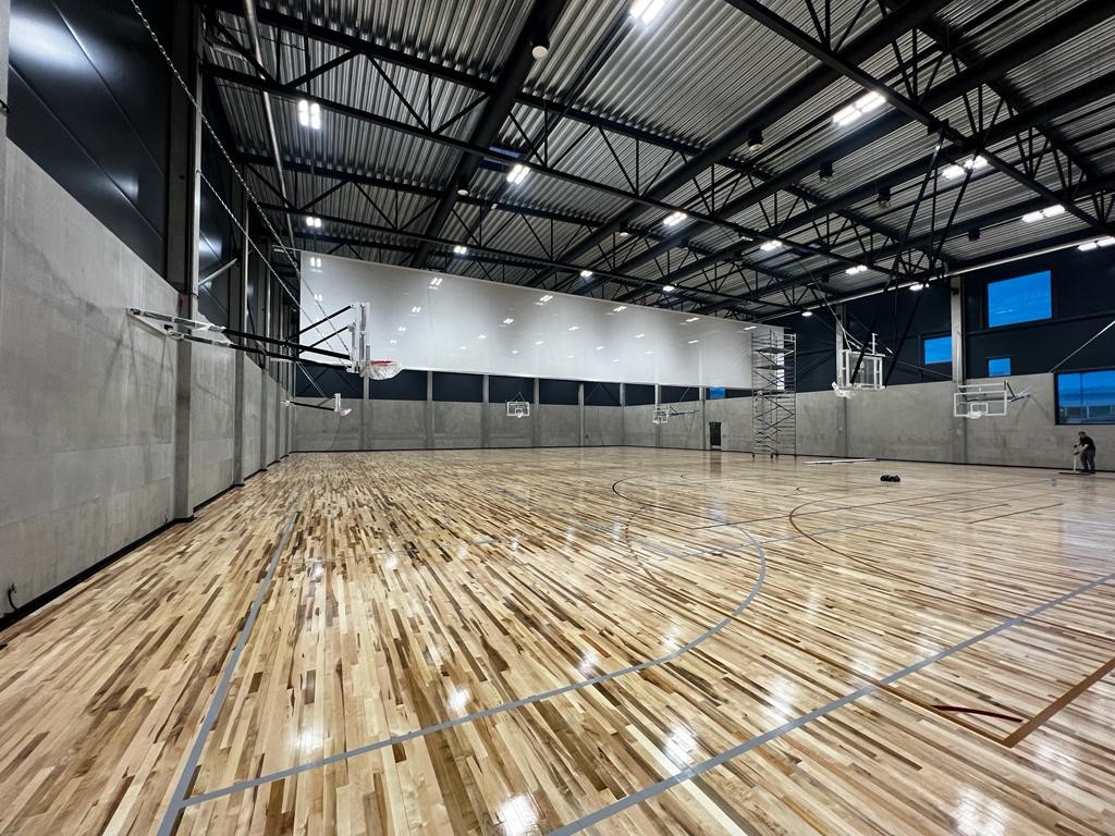 FIBA Certified Maple Wood Basketball Flooring System Imported from USA ...